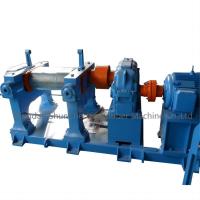 China PLC Control XK-450 Two Roller Electric Oil Heating Rubber Mixing Mill for sale