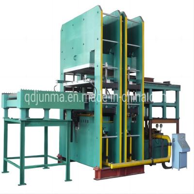 China Customized Two-Way Sliding Mold Curing Press/Car Foot Mat Making Plant for sale