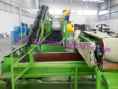 China Rubber Cracker Mill / Waste Tire Recycling Machine for sale