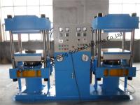 China Twin Rubber Moulding Hydraulic Vulcanizing Press for sale
