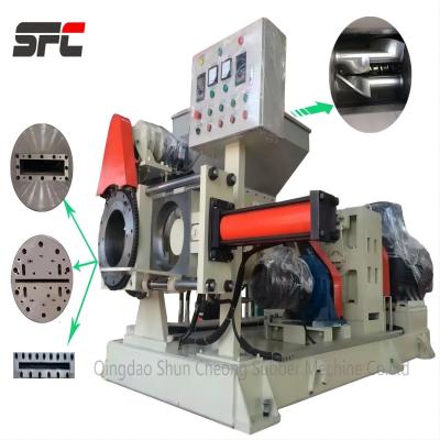 China New Condition Rubber Extruder Strainer Machine With Forced Feed for sale