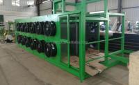 China Horizontal type 250kw rubber batch off cooler for cooling conveyor belt line for sale