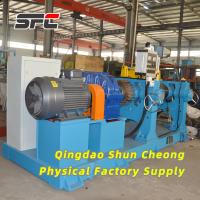China Rubber Mixing Machine with 560mm Roll Diameter 90kw Motor Power and PLC Control Open Mixing Mill for sale