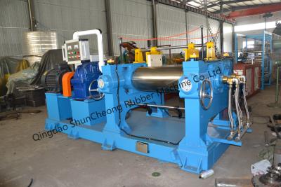 China Long Life XK-360 Oil Heating Rubber Mixing Mill With PLC Control for sale