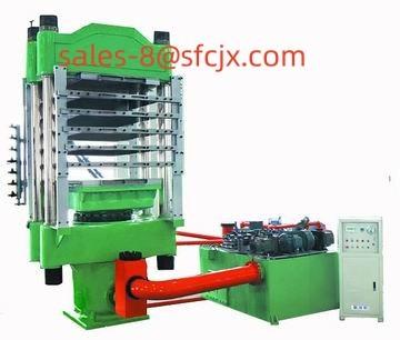 China Multi-Layer Foaming Capability EVA Full-automatic Foaming Plate Rubber Vulcanizing Press Machine Customization for sale