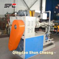 China Automotive Sound Insulation Cotton Production Equipment with 120mm Screw Diameter, 90KW Motor Power, and Press Roller Active Feed for sale