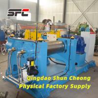 China XK-560 Rubber Mixing Machine with 560mm Roll Diameter, 90kw Motor Power, and PLC Control Open Mixing Mill for sale