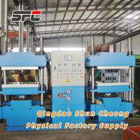 China CE Certified CNC Control 600×600mm Duplex Plate Vulcanizing Machine for Rubber Products for sale