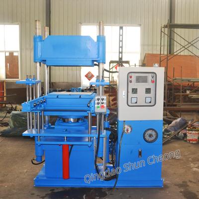 China CNC Control Rubber Vulcanizing Press Machine with 125mm Daylight and 2.2KW Main Motor Power for sale