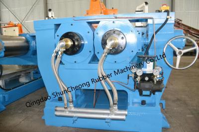 China Two Roll Rubber Mixing Mill with 560mm Roller Diameter 90KW Motor Power and Manual or Automatic Control for sale