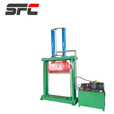 China SFC XQL-125 CE Compact Rubber Bale Cutter High Efficiency For Natural Rubber Blocks Easy Operate for sale