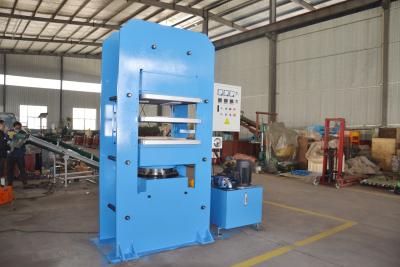 China Frame Type High Configuration Hydraulic Plate Rubber Vulcanizing Press Machine with PLC Automatic Control for sale