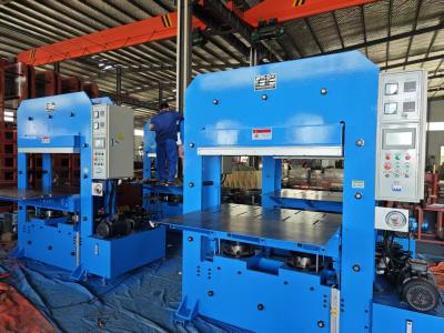 China High-Efficiency Electric Heating Two-Way Sliding Mold Rubber Vulcanizing Press Machine for sale