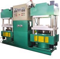 China Automatic Grade Vertical Structure Heating Press Duplex Curing Machine for Car Foot Mat Making for sale