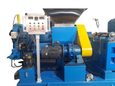 China Double Rotor Rubber Strainer Extruding Machine with 150mm Screw Diameter and Hydraulic Head for High Output for sale