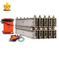 China High Efficient 1400mm Width Rubber Vulcanizing Press with Water Cooling System and 18.6KW Motor Power for sale