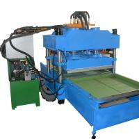 China Rubber Tile Vulcanizing Press with automatic Push-Out Device for sale