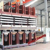 China PLC Controlled Tire Tread Vulcanizing Press for sale