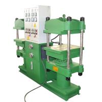 China PLC Control Vertical Structure Plate Vulcanizing Press with 0.5MN Total Pressure for Rubber and Plastic Vulcanizing for sale