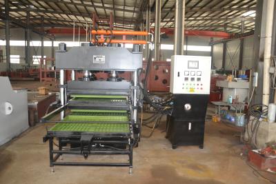 China Automatic Grade Rubber Vulcanizing Press with 1100X1100X50 Plate Size and Manual Push-Out Device for sale