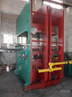 China Frame Plate Vulcanizing Press with PLC Control Nodular Cast Iron and Electric Heating for Rubber Mat for sale