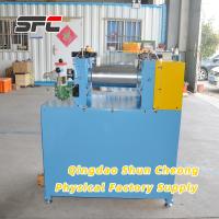 China 6 Inch XK-160 Model Semi-Automatic Lab Rubber Mixing Machine Two Roll Mill for sale