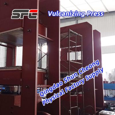 China Frame Type Plate Vulcanizing Press with PLC Control for Fast and Even Heating for sale