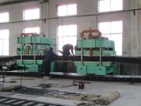 China Rubber Conveyor Belt Vulcanizing Press with 4900 T Total Pressure and 1400X10000mm Platen Size in Frame Construction for sale