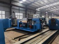 China Automatic Control Rubber Roller Winding Machine with PLC System and Online Thickness Measurement for sale