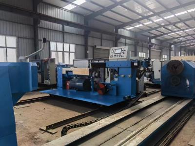 China Automatic Control Rubber Roller Winding Machine with PLC System and Online Thickness Measurement for sale