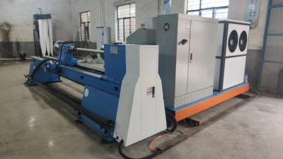 China Automatic Control Rubber Roller Winding Machine with PLC Control System and Online Thickness Measurement for sale