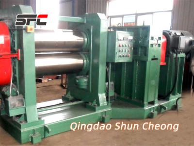 China PLC Control Automatic Grade Rubber Calender with Hard-Tooth Reducer for Precision Rubber Sheet Processing for sale