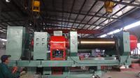 China XK-560 Rubber Mixing Machine with 560mm Roll Diameter 90kw Motor Power and PLC Control Open Mixing Mill for sale