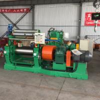 China Water Cooling Rubber Mixing Machine with 360mm Roller Diameter and 30kw Motor Power Open Mixing Mill for sale