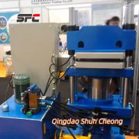 China Solid Tyre Vulcanizing Press with 2.00MN Total Pressure 800×800×56mm Plate Size and PLC Automatic Control for sale