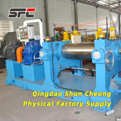 China Rubber Mill XK-400/450 /550 Two Roll Open Rubber Mixing Mill for sale