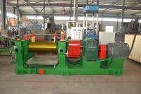 China 560mm Roll Diameter Open Mixing Mill with 90kw Motor Power and PLC Control for Rubber Processing for sale