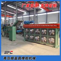 China Air Cooling Rubber Sheet Batch off Cooler with PLC Automatic Control System for sale