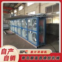 China Air Cooling Rubber Sheet Batch off Cooler with PLC Automatic Control System for sale