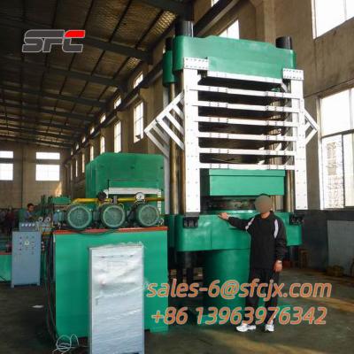 China Auto PLC Control EVA Rubber Foaming Press Machine with Fast Plate Closing Speed and Uniform Temperature Plate for sale