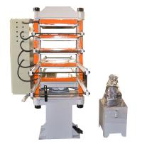 China Rubber Tile Vulcanizing Press Machine with 4 Working Layers and 400X400X45 mm Plate Size for Customizable Rubber Tiles for sale