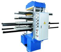 China Factory Direct Sales Rubber Tile Vulcanizing Press with 4 Working Layers and 400X400X45 mm Plate Size Featuring Manual Push-Out Device for sale
