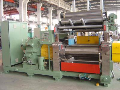 China Two Roll Rubber Mixing Mill with Harder Gear Overload Protection and Vanadium Titanium Metal Alloy Rolls for sale