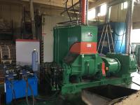China 75L Capacity Rubber Kneader Machine with Chrome-Plated Mixing Chamber and PLC Control for sale
