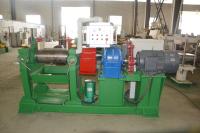 China XK-250 Rubber Mixing Machine with 560mm Roll Diameter 90kW Motor Power and PLC Control Open Mixing Mill for sale