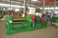 China XK-560 Rubber Mixing Machine with 560mm Roll Diameter 90kW Motor Power and PLC Control Open Mixing Mill for sale