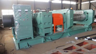 China XK-560 Rubber Mixing Machine with 560mm Roll Diameter 90kW Motor Power and PLC Control Open Mixing Mill for sale