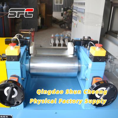 China XK-160 Model Laboratory Open Mill with ø160×320 Roller and 5.5 kW Motor Power for Rubber Mixing for sale