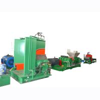 China Automatic Grade EPDM Granules Production Line with 800kg/hour Capacity and ≥15 Years Service Life for sale