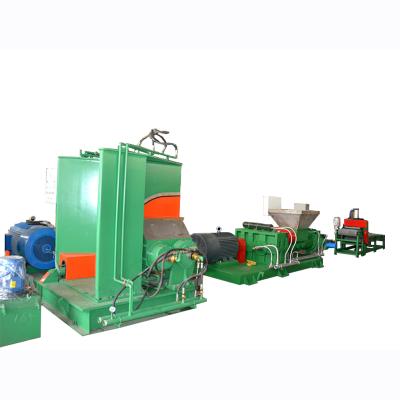 China Automatic Grade EPDM Granules Production Line with 800kg/hour Capacity and ≥15 Years Service Life for sale